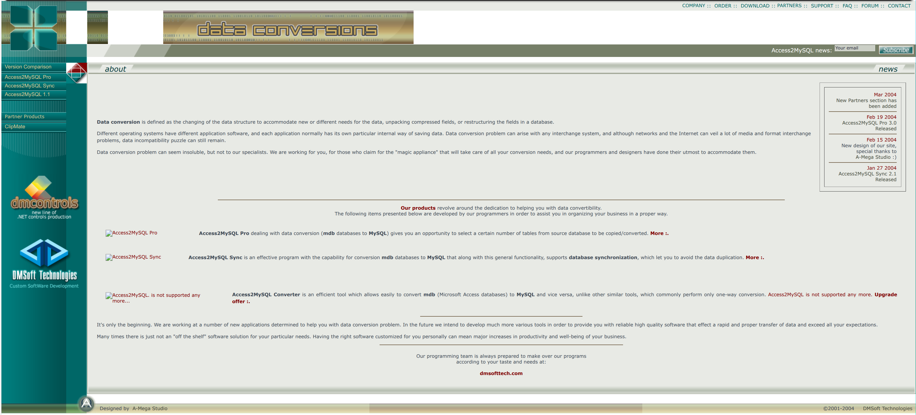 DBConvert Evolution: 25 Years of Product & Website Growth