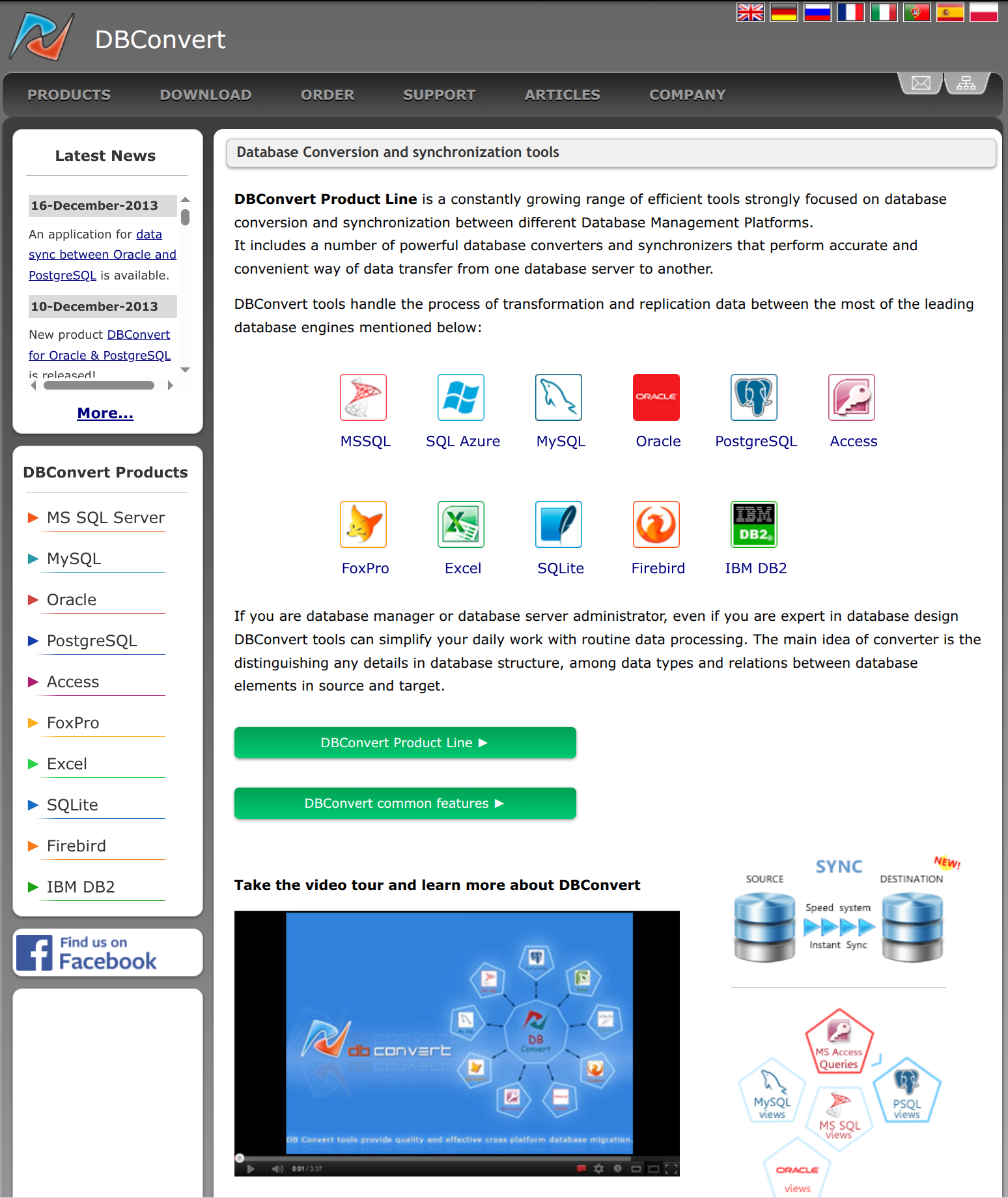 DBConvert Evolution: 25 Years of Product & Website Growth